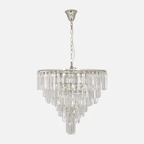 Chromované závěsné svítidlo VERSAILLES v glamour stylu