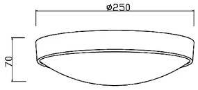 Lucide 08109/01/30 - Stropní svítidlo LEX 1xE27/9W/230V černá