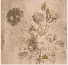 Vliesová tapeta's vysokým leskem Fresco Flowers
