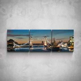 3-dílný obraz - London Bridge - PopyDesign
