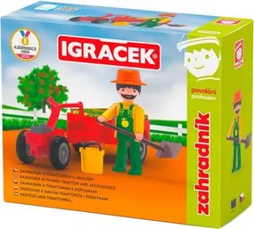 EFKO Herní set Igráček Povolání Zahradník / Figurka s traktorem / od 3