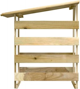 Pergoly se střechou 3 ks 100x90x100 cm impregnovaná borovice 3096645