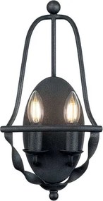 Elstead BRADBURY nástěnná Farmhouse lampa 2xE14 šedá