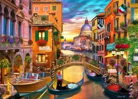 BLUEBIRD Puzzle Grand Canal, Benátky / 1500 dílků / 85 × 61 cm