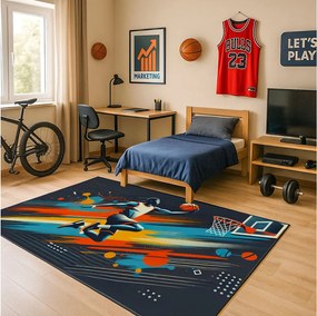 TZ Designový koberec „Basketbal“ Rozměr: 100x150 cm