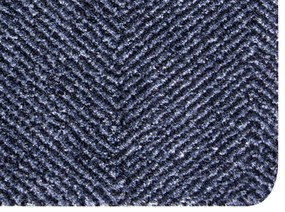 Hanse Home Collection koberce Rohožka Clean & Go 105348 Dark blue Black – na ven i na doma Rozměry koberců: 50x150