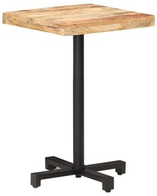 vidaXL Bistro stůl čtvercový 50 x 50 x 75 cm hrubé mangovníkové dřevo