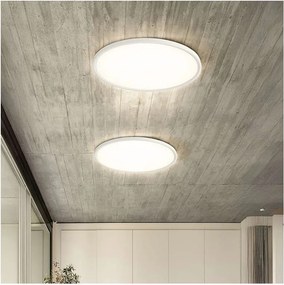 LED stropní světlo s dálkovým ovládáním Estela Low UGR - průměr 60 cm, bílá