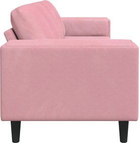 Pohovka do obývacího pokoje Růžová 250 x 77 x 76 cm 3335094