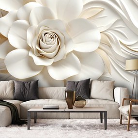 Gario Fototapeta Krásná bílá růže Materiál: Vliesová, Rozměry: 200 x 140 cm