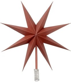 Vánoční špička na stromeček průměr 30 cm Broste TOP STAR - červená