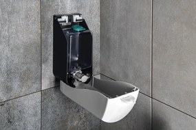 Aqualine Aqualine, EMIKO Dávkovač tekutého mýdla na zavěšení 1000ml, bílý, 1319-73