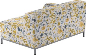 Potah na pohovku IKEA , levé provedení Kramfors 2-místná barva žlutá látka pletený vzor, vzorované