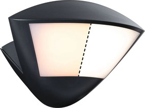 P 94864 LED venkovní nástěnné svítidlo Smart Home Zigbee 3.0 Skyla pohybové čidlo neláká hmyz IP44 226x164mm CCT 10W 230V antracit hliník - PAULMANN