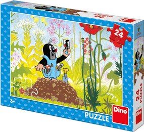 DINO Puzzle Krtek v kalhotkách 24 dílků 26x18cm skládačka v krabici dn351547