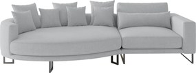 XXXLutz POHOVKA BIG SOFA, textil, šedá Livetastic - Pohovky - 001968009110