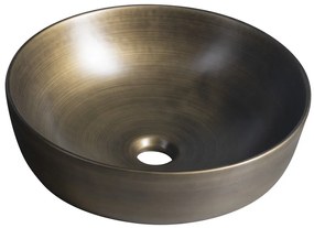 Sapho PRIORI keramické umyvadlo na desku, Ø 41,5 cm, bronz - PI032