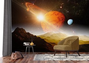 Fototapeta na míru Zářivý Saturn | Vliesová fototapeta na zed' | DFTNS1283
