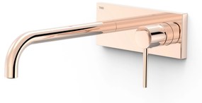 TRES Study Exclusive Jednopáková nástěnná baterie, ramínko 24 cm, růžové zlato 26230012OP