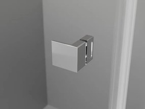 Mexen Lunar-B Duo, výklopný sprchový kout 85 x 80 cm, 8mm čiré sklo, chromový profil, 832-085L-080P-01-00