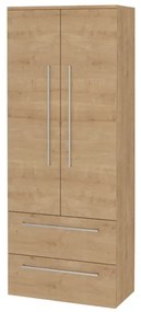 Mereo Mereo, Bino, koupelnová skříňka vysoká, dvojitá 163 cm, CN629