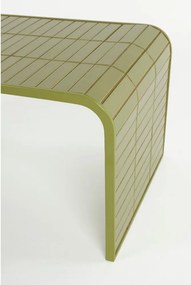 Zelený keramický konferenční stolek 47x80 cm Tiles – Zuiver
