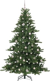 Umělý Skládací Vánoční Strom Zelená 210 cm PVC a ocel 3397681