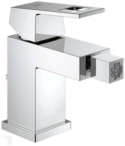 Grohe Eurocube - Bidetová baterie s výpustí, chrom 23138000
