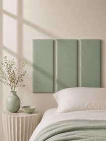 Sinsay - Obdélníkové čalouněné panely 3 pack - zelená