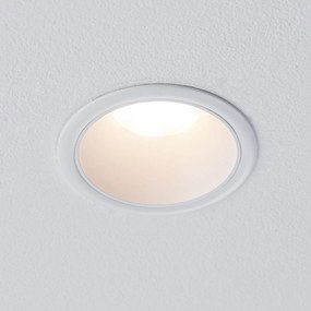 Paulmann 94872 LED Cole, bodovka v bílé úpravě, 1x6,5W LED 2700K tříkrokové stmívání, prům. 8,8cm, IP44
