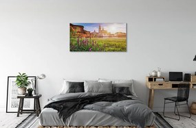 Obrazy na plátně Německo Sunrise River 120x60 cm