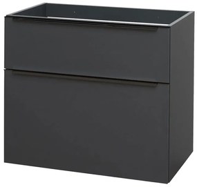 Mereo Mereo, Mailo, koupelnová skříňka 81 cm, bílá, dub, antracit, CN531SB
