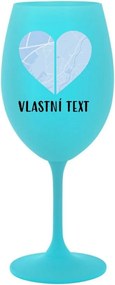 Personalizovaná sklenice - Dvě místa, jedno srdce