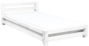 Benlemi Jednolůžková postel MODERN Zvolte barvu: Bílá, Zvolte rozměr: 120 x 200 cm