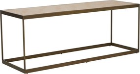 Hnědý/v přírodní barvě konferenční stolek s deskou v dubovém dekoru 40x120 cm Grenoble – Premier Housewares
