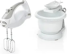 Nedis KAHM110CWT bílá / Ruční mixér / 200 W / 5 rychlostí + turbo / mí