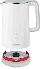Tefal - Rychlovarná konvice SENSE 1,5 l 1800W/230V bílá