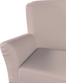 Potah na křeslo Tomelilla vysoké provedení, se záložkami barva růžová látka pletený vzor