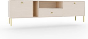 ADRK Furniture TV skříňka 2D 1S Tili RTV-TIL-2D-1S-BS
