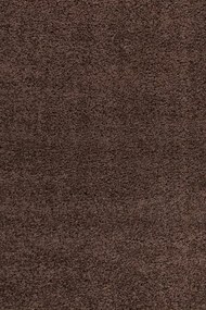 Kusový koberec Life Shaggy 1500 brown 80 x 150 cm