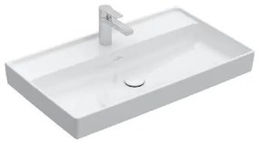 Villeroy & Boch Collaro - Umyvadlo nábytkové 800x470 mm, bez přepadu, otvor pro baterii, CeramicPlus, alpská bílá 4A3381R1