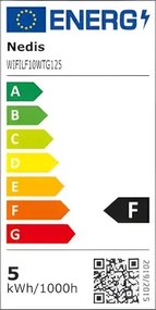 Nedis SmartLife LED žárovka / Wi-Fi / E27 / 500 lm / 5 W / Teplá bílá