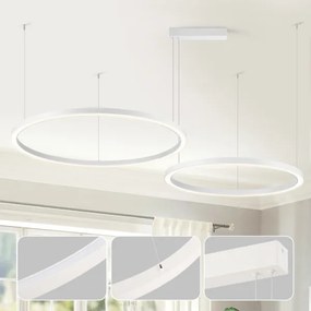 Brilagi - LED Stmívatelný lustr na lanku PORTOFINO LED/98W/230V bílá + DO