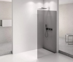 Polysan Architex Chrom walk-in sprchová zástěna 136 x 210 cm chrom kouřové sklo AXC140SC