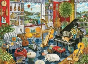Ravensburger Hudební místnost / 500 dílků / od 14 let