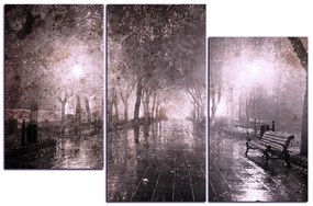 Obraz na plátně - Noční ulička 1135FD (150x100 cm)
