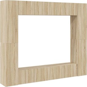 8dílný set TV skříněk dub sonoma kompozitní dřevo 3078965