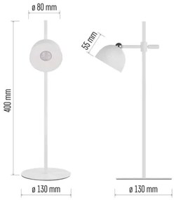 LED Stmívatelná nabíjecí stolní lampa magnetická 4v1 LED/4,2W/3,7V 4000K bílá
