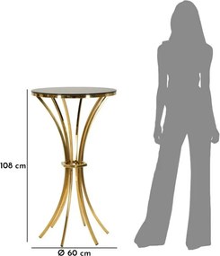 Designový barový stůl Tadanori 60 cm zlatý