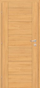 Classen Tosca Interiérové dveře rámové, 60 L, 646 × 1985 mm, fólie, levé, dub olejovaný, plné